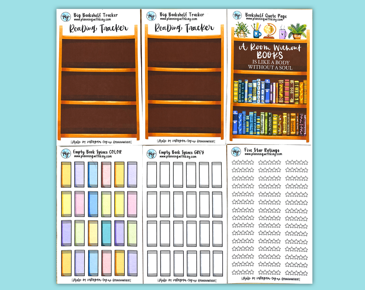 Reading Tracker Sticker Bundle – Planning With Kay