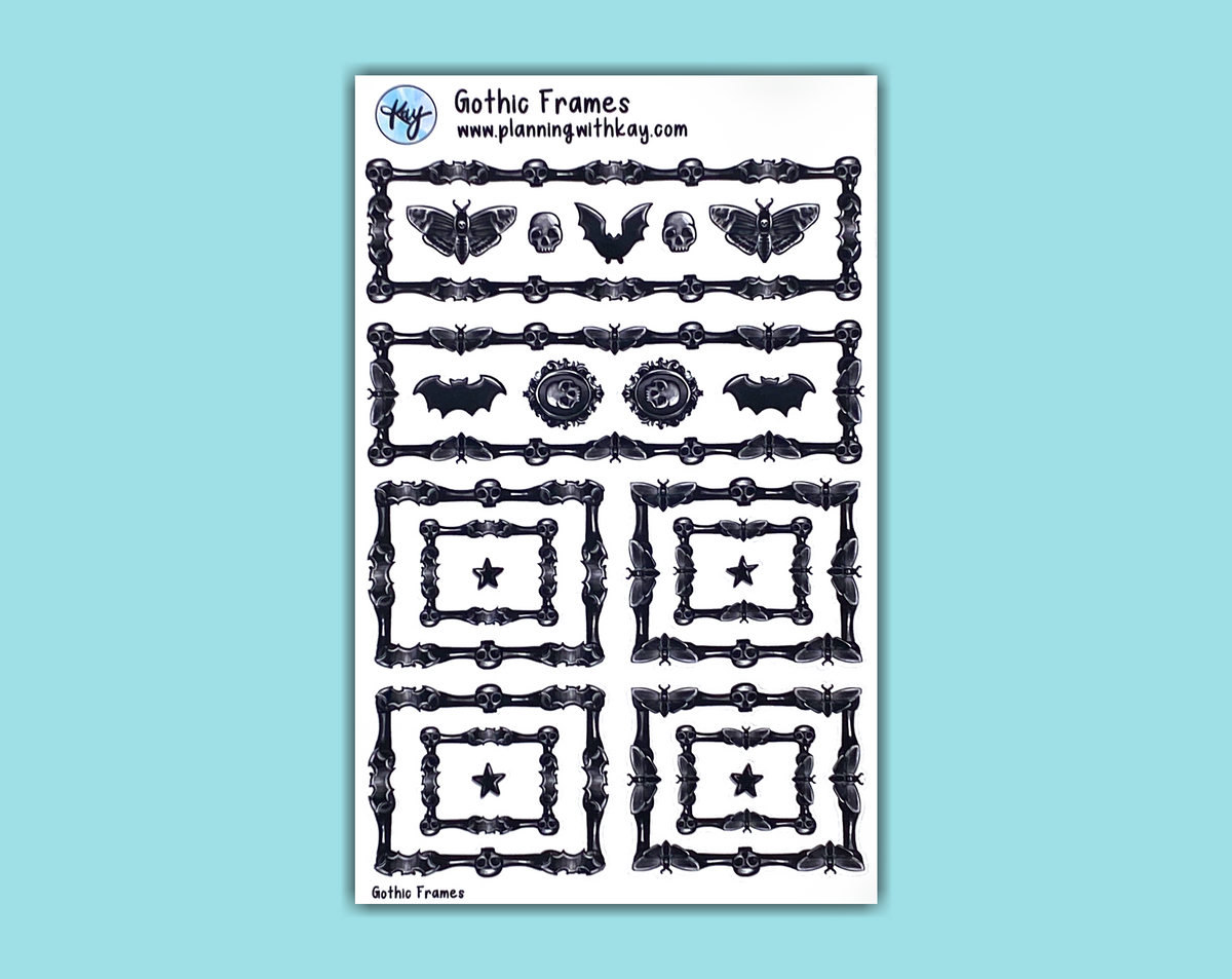DIGITAL DOWNLOAD Gothic Frames – Planning With Kay