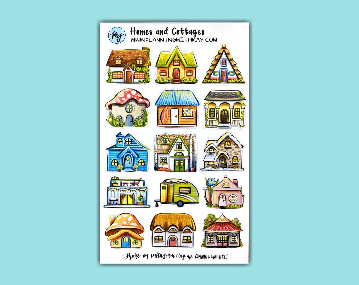 DIGITAL DOWNLOAD Homes and Cottages – Planning With Kay
