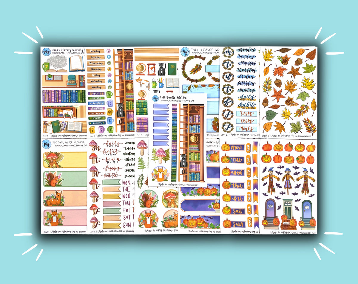 Fall Bundle - with exclusive FREEBIE! – Planning With Kay