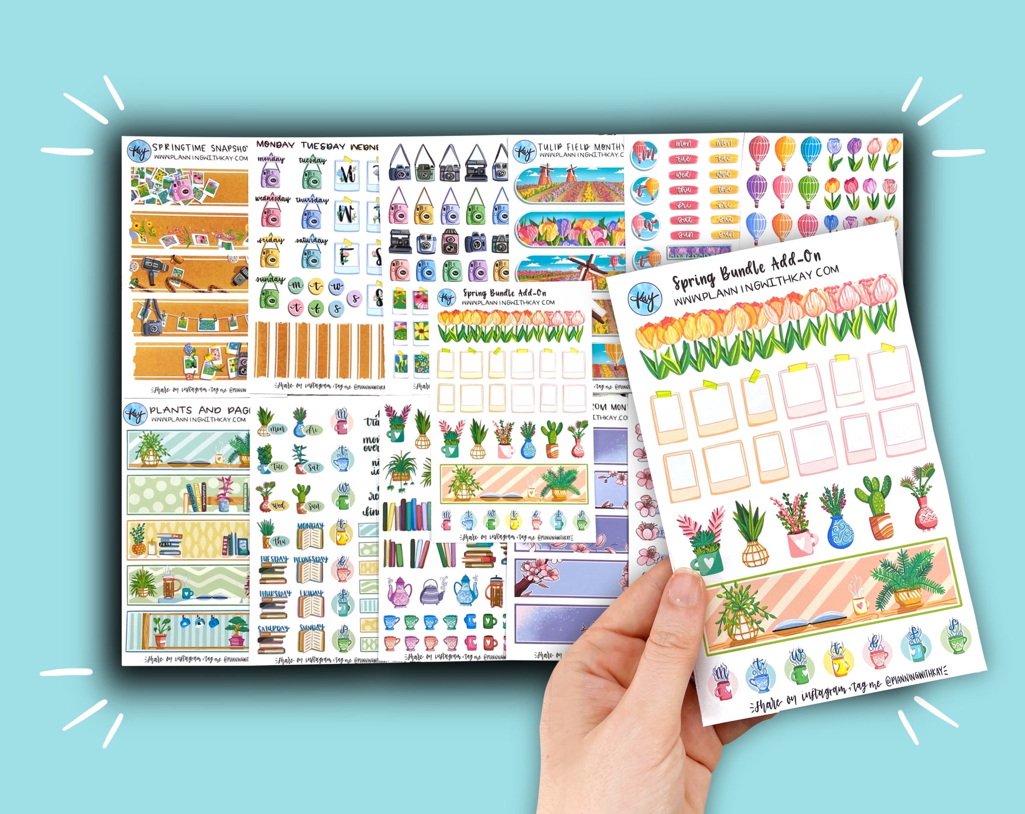 Physical Sticker Bundles! – Planning With Kay