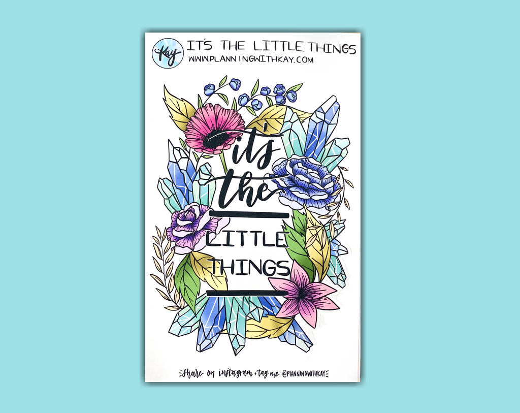 It's The Little Things | Stickers for Planners, Journals & Organizers ...