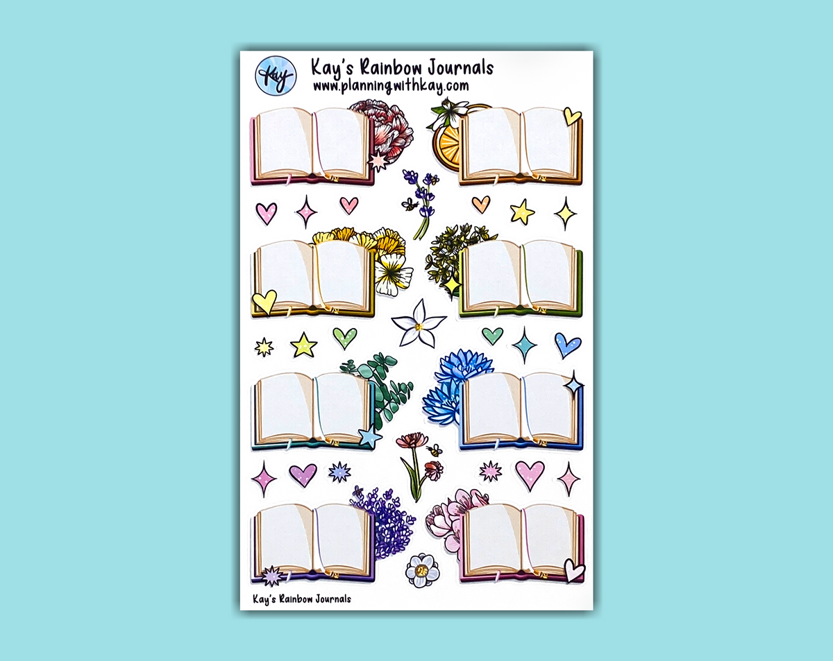 DIGITAL DOWNLOAD Kay's Rainbow Journals – Planning With Kay