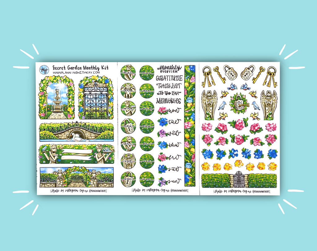Secret Garden Monthly Kit – Planning With Kay