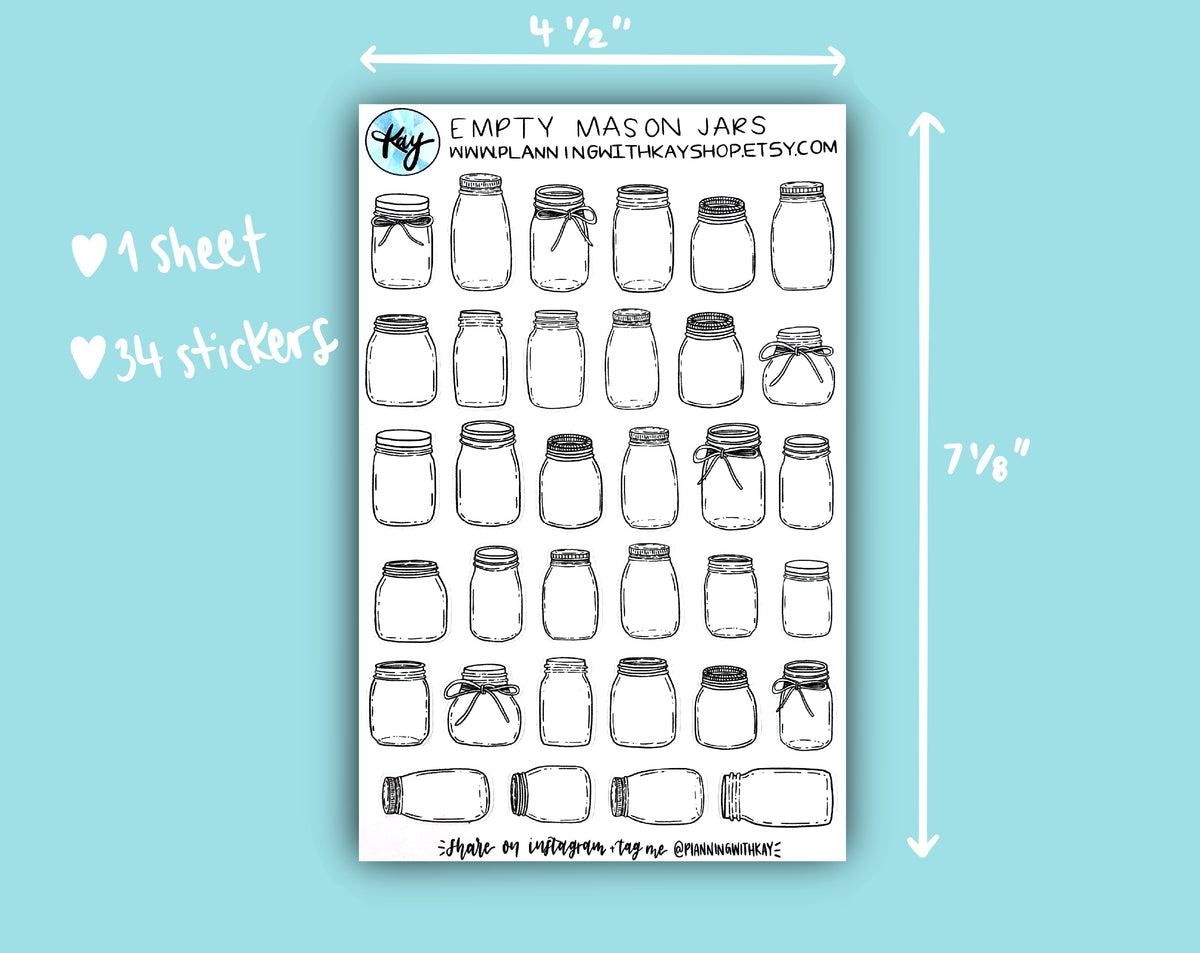 Empty Mason Jar – Planning With Kay