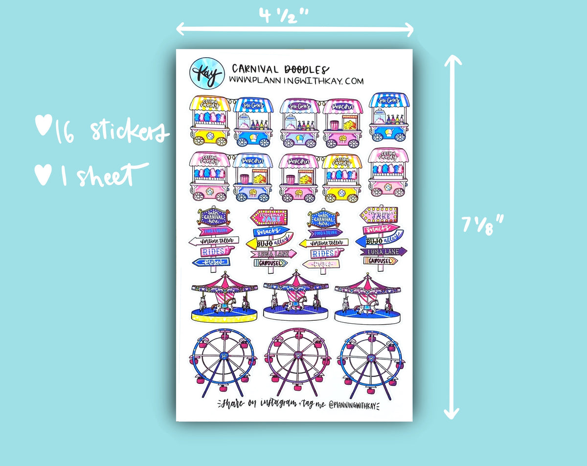 Carnival Doodles – Planning With Kay