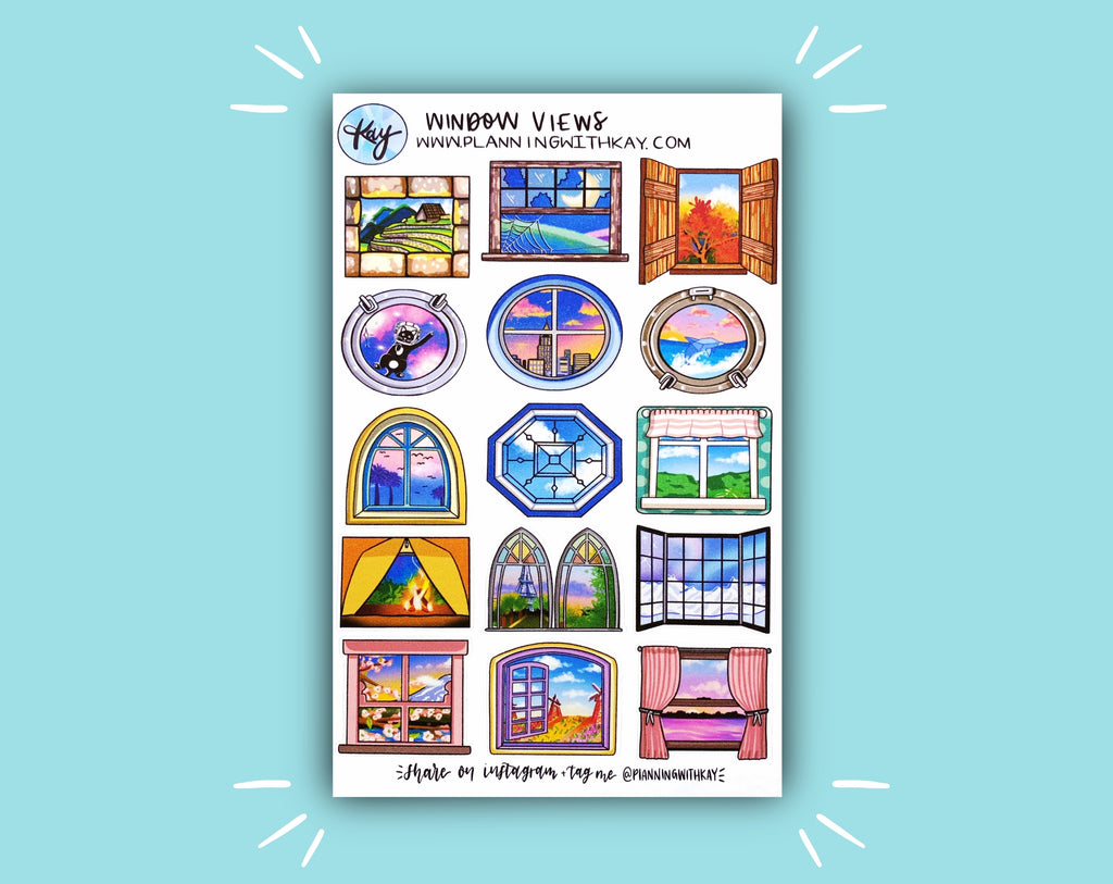 DIGITAL DOWNLOAD Window Views – Planning With Kay