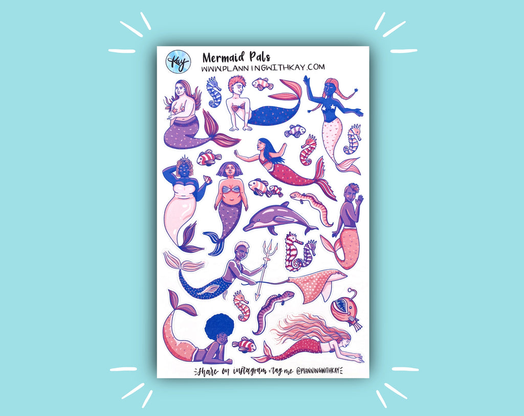 DIGITAL DOWNLOAD Mermaid Pals – Planning With Kay