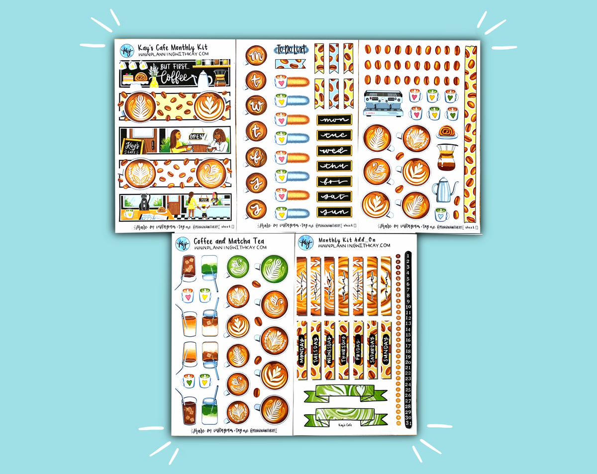 "Kay's Cafe" Full Collection! – Planning With Kay