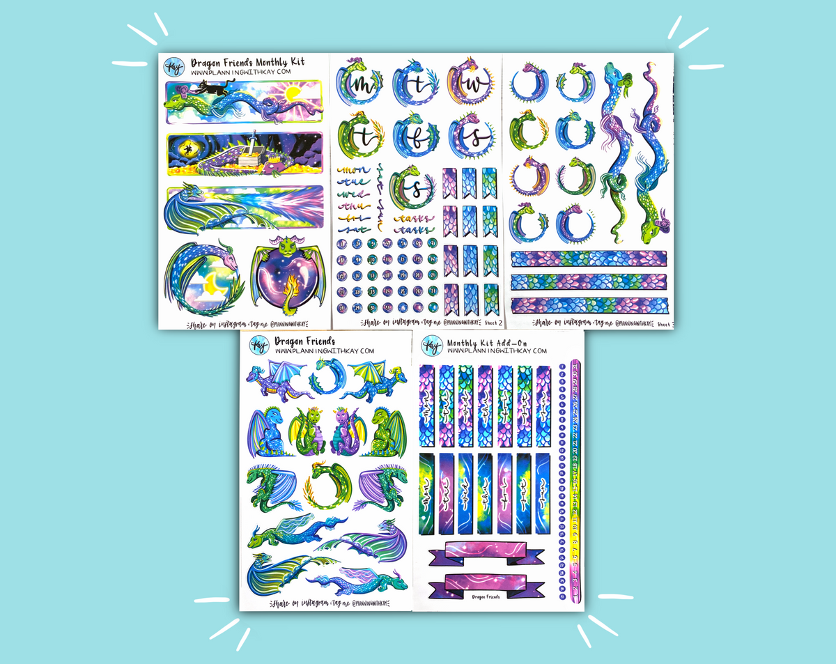 "Dragon Friends" Full Collection! – Planning With Kay